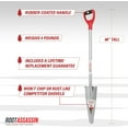 Root Assassin Multi-Purpose Garden Shovel, Serrated Edge Spade, Carbon ...