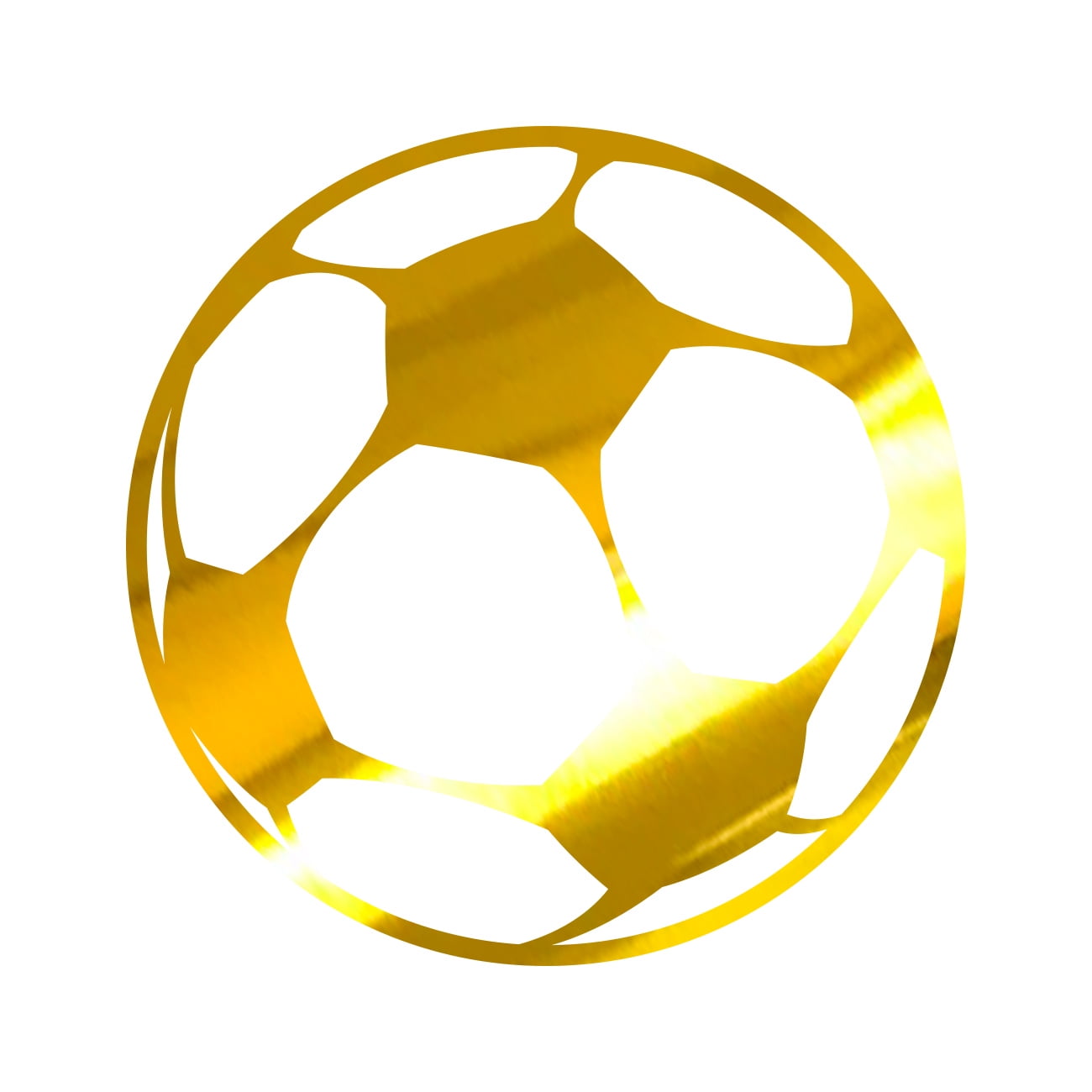 Soccer Ball Sticker Decal Die Cut - Self Adhesive Vinyl - Weatherproof ...