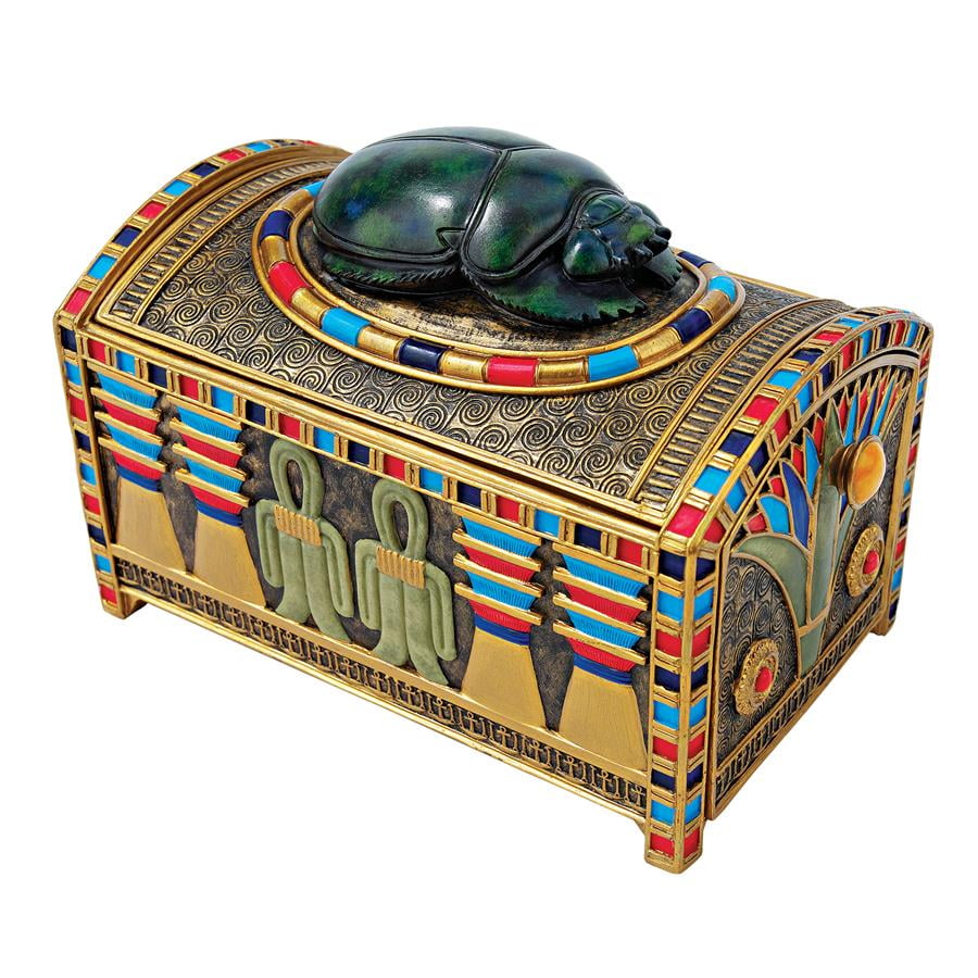 Design Toscano Royal Egyptian Scarab Treasure Box - Walmart.com