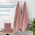 Dan River 100% Cotton 8 Pc Bathroom Towel Set | 2 Oversized Bath Towels ...