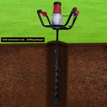 HART 20-Volt Electric 6-inch Earth Auger for Gardening and Yard Work ...