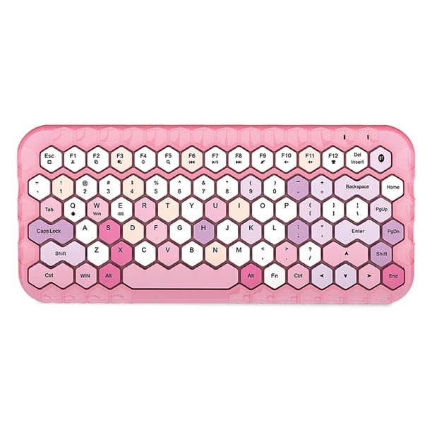 Mofii honey BT Wireless BT Keyboard Mixed Color 83 Key Mini Portable ...