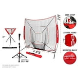 PowerNet DLX Pro Bundle: Baseball/Softball Net, Strike Zone, 3 Training ...
