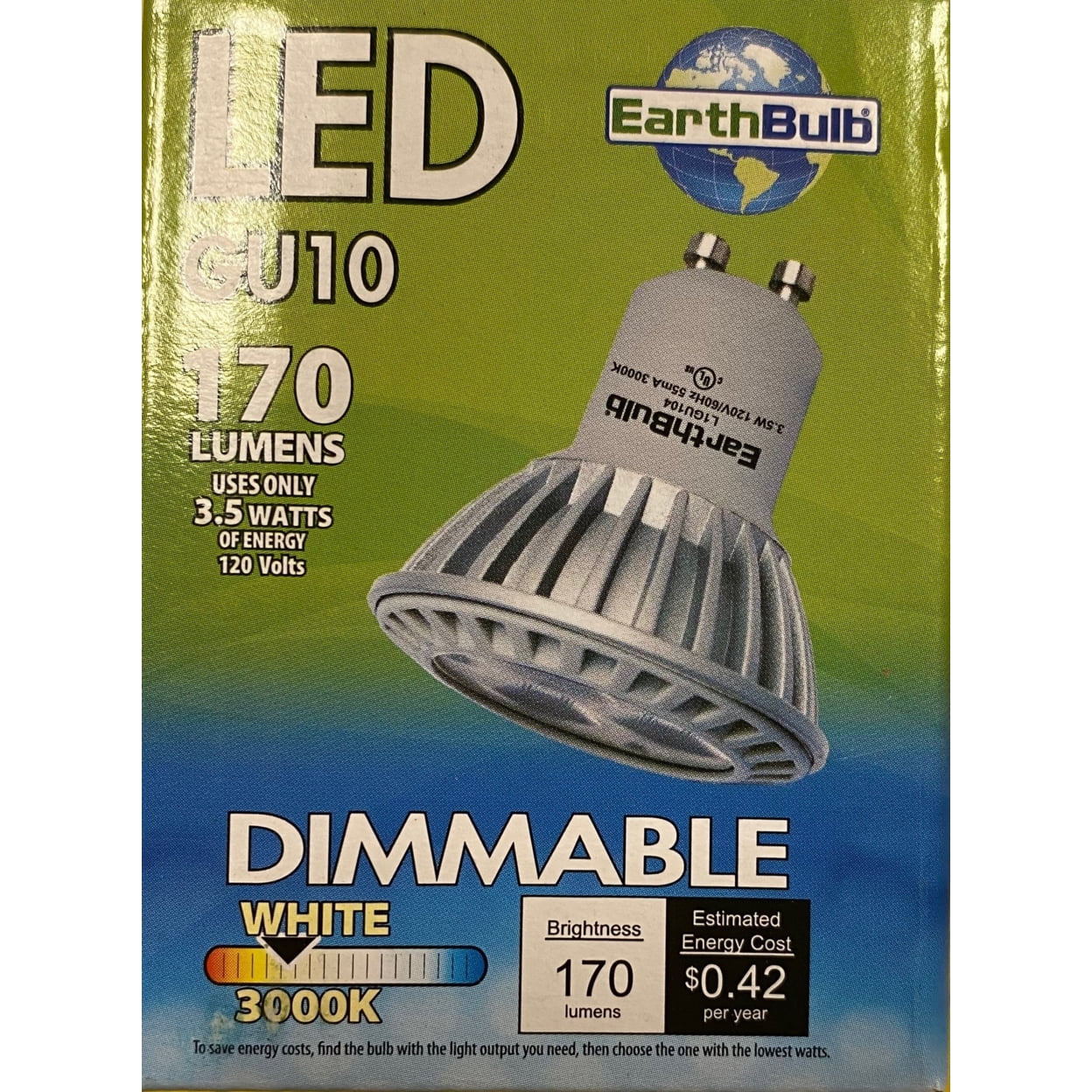 Earthtronics L1GU104301B 3.5-watt LED Light Bulb - Walmart.com