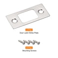 Uxcell 2Pack 57mm x 25.5mm 201 Stainless Steel Door Latch Deadbolt ...