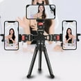 Adjustable 3 Camera Mount Bracket 1/4 Head for Action Phone LED ...