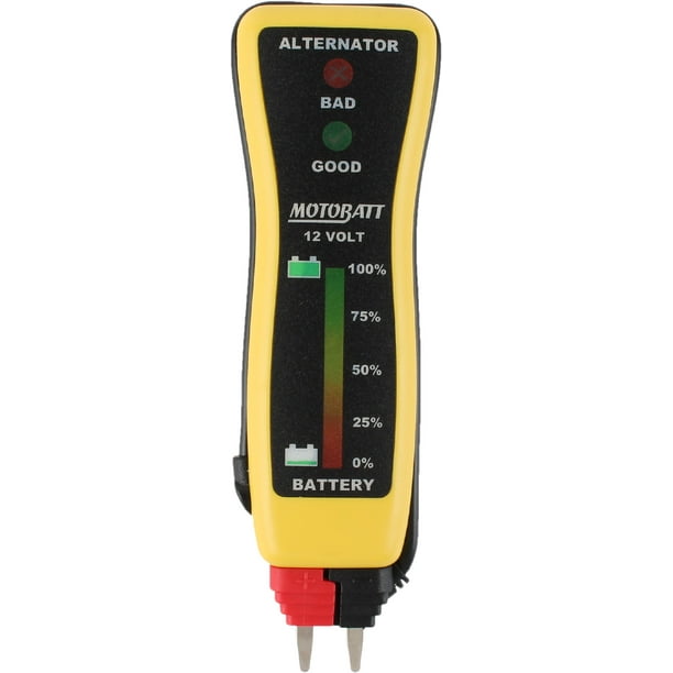 MotoBatt MBVM Pocket Voltmeter Tester for 12V Battery and Charging ...