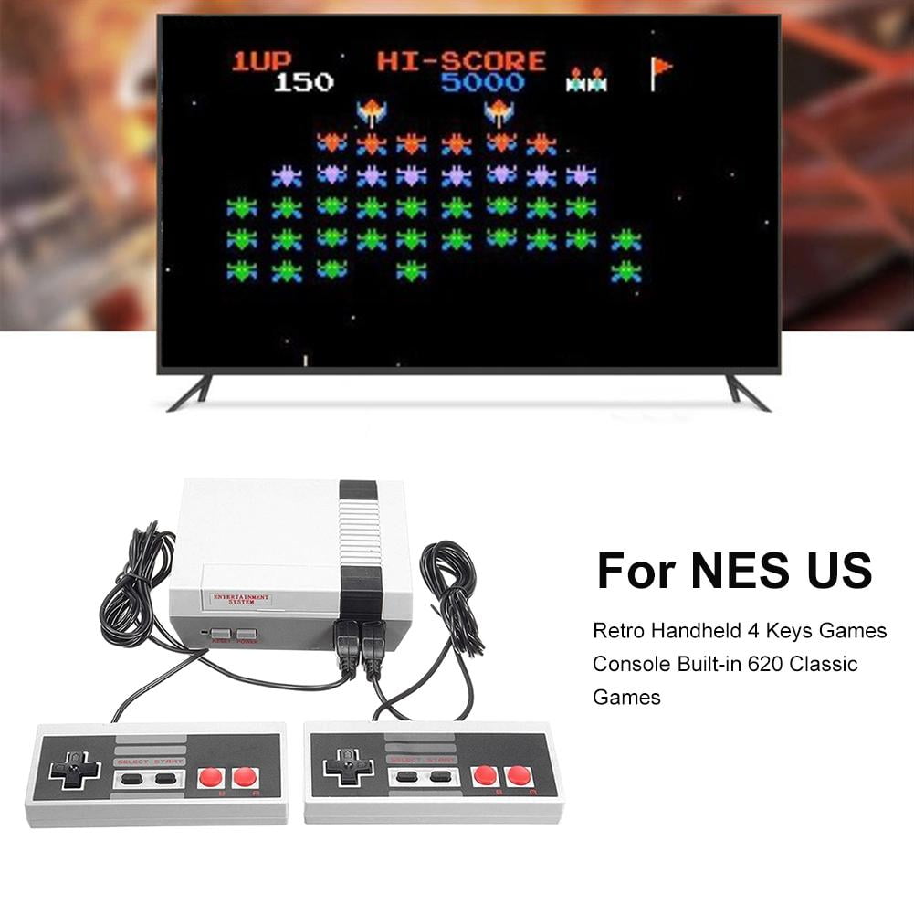 Consola de videojuegos de TV familiar clásica Retro de 4 teclas apta ...