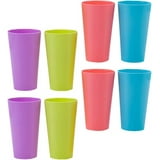 Reusable Plastic Cups, 12pcs Children’S Kids Durable Plastic Drinking ...