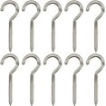 3.5 Inch Heavy Duty Large Screw Hook Ceiling Hook Cup Hook Silver 20 ...