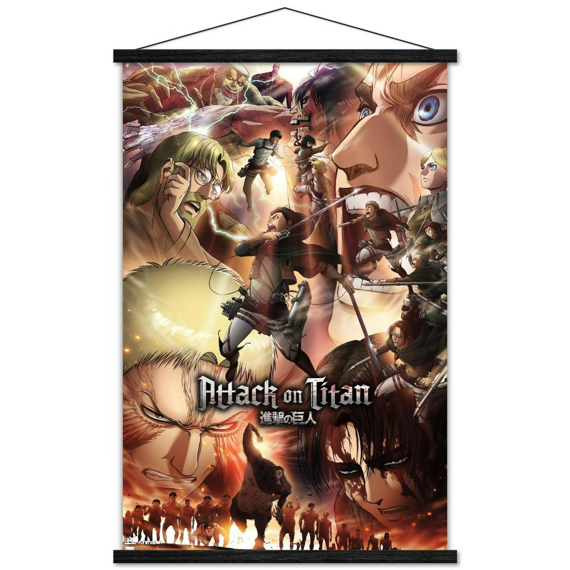 Click here for Attack On Titan: Season 3 - Key Art 22.375 X 34 Wa... prices
