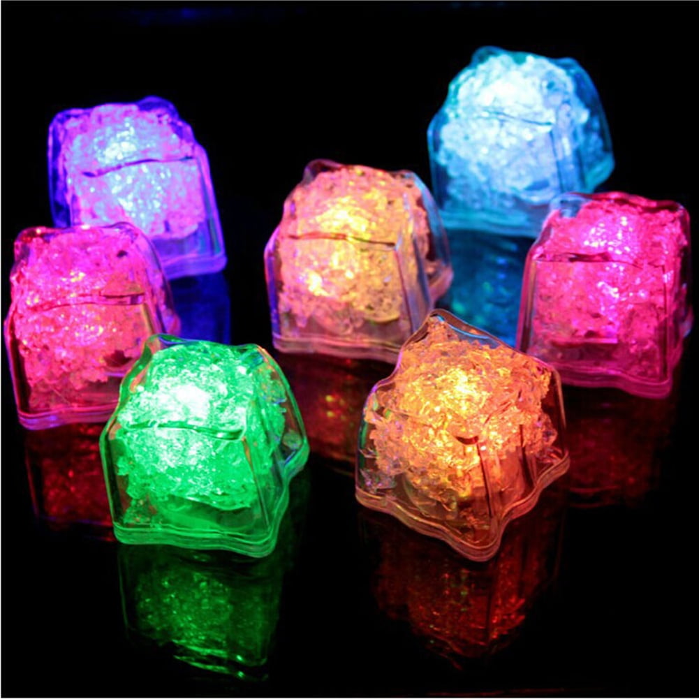 3Pcs Dream Lifestyle Light Up Ice Cubes, LED Flash Ice Cube for Bar ...