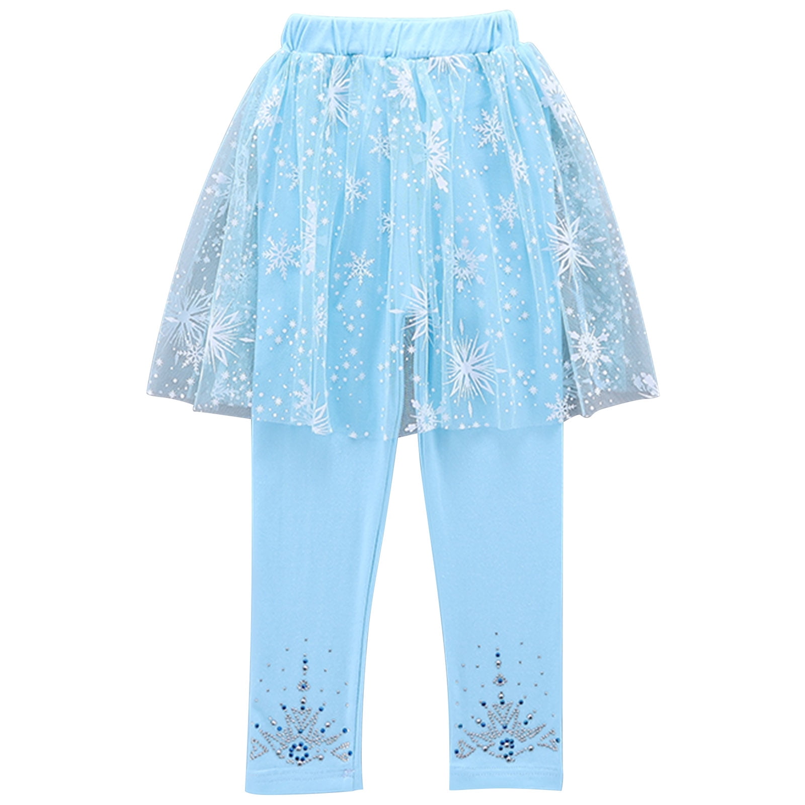 Click here for Kawell Girls Footless Leggings Pants With Lace Ruf... prices