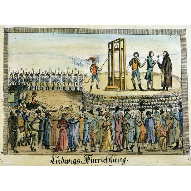 Louis Xvi: Execution. /Nexecution Of King Louis Xvi Of France, Jan. 21 ...