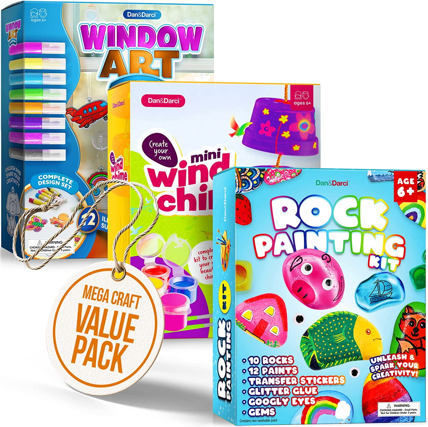 Kids Arts & Crafts Bundle - Painting Activities Kits for Boys & Girls ...
