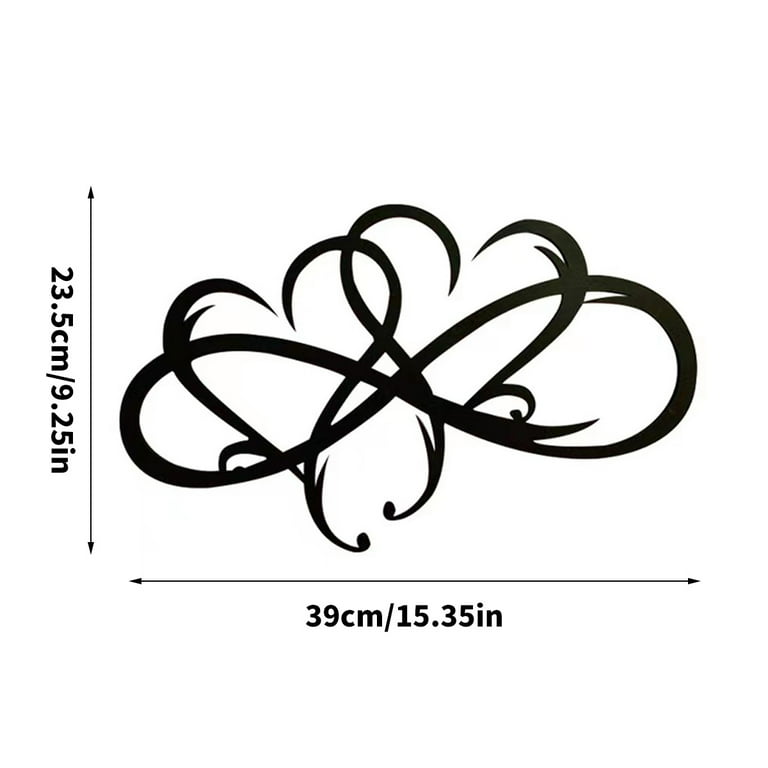 Infinity Symbol With Hearts 3
