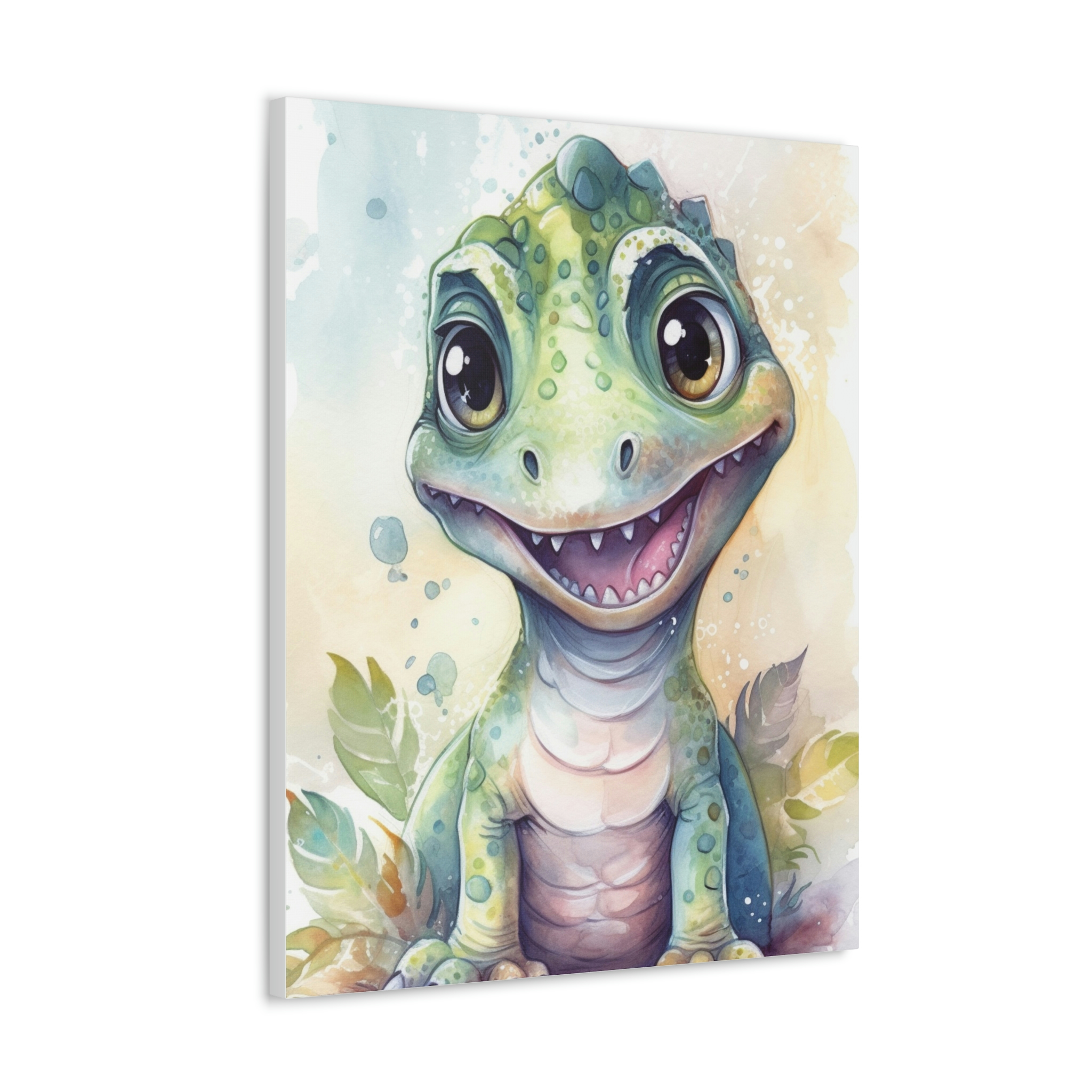 Watercolor T-Rex Painting 4 - Nursery Collection - Bedtime Stories ...