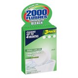 2000 Flushes Concentrated Bleach Automatic Toilet Bowl Cleaner - 3 Pack ...