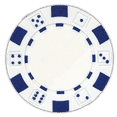 DA VINCI Set of 500 11.5 Gram Dice Stripe Poker Chips with Aluminum ...