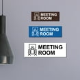 Basic Meeting Room Sign (Brushed Gold) - Medium - Walmart.com