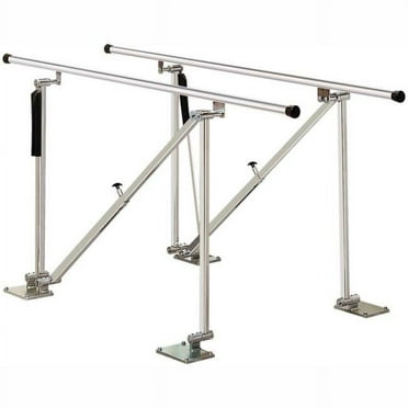 10 ft. Wood Platform Mounted Parallel Bars, Height Adjustable - Walmart.com