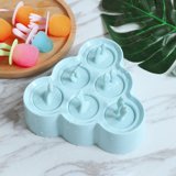 Heajfvd Shaped Ice Tray Lovely Food Grade Reused Rectangular Triangular ...
