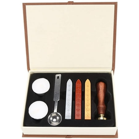 7pcs Stamp Seal Sealing Wax kit, Classic Vintage Seal Wax Stamp Seal ...
