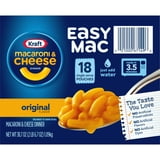 Kraft Easy Mac Original Mac N Cheese Macaroni and Cheese Microwavable ...