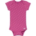 Gerber Baby Neutral Short Sleeve Onesies, 8-Pack, Sizes 0/3 Newborn ...