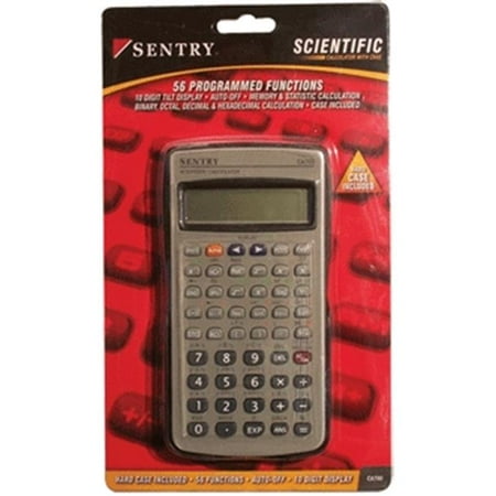 Sentry CA700 2 Line 229 Function Scientific Calculator Silver CA700 ...