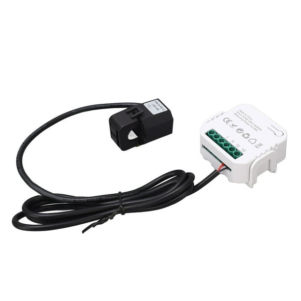 WiFi Energy Monitor, 100-240VAC Single Phase Energy Meter Real Time ...