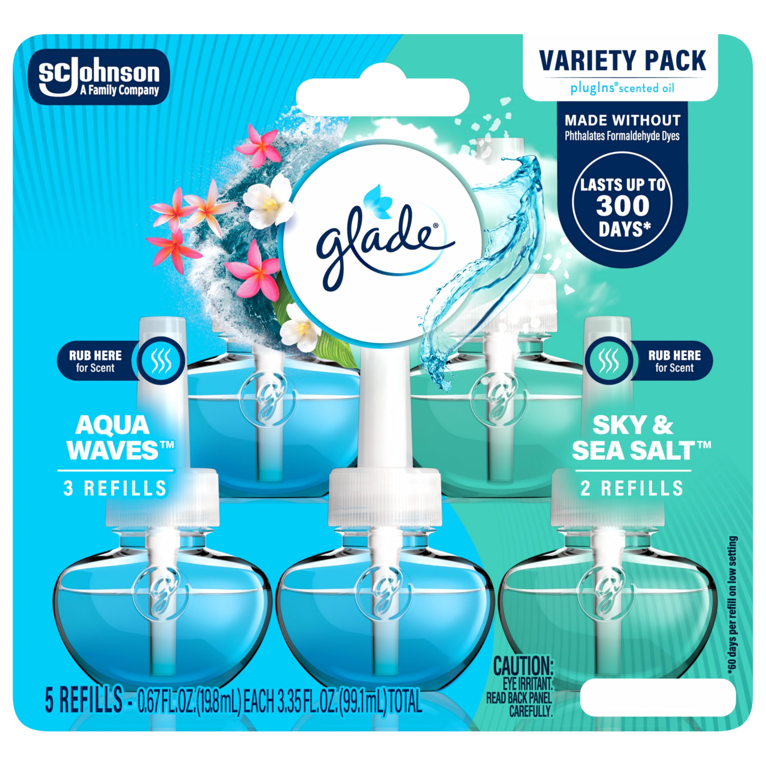 Ambientador Glade PlugIns Aqua Waves Cielo y Sal Marina 198 ml | Bodega ...