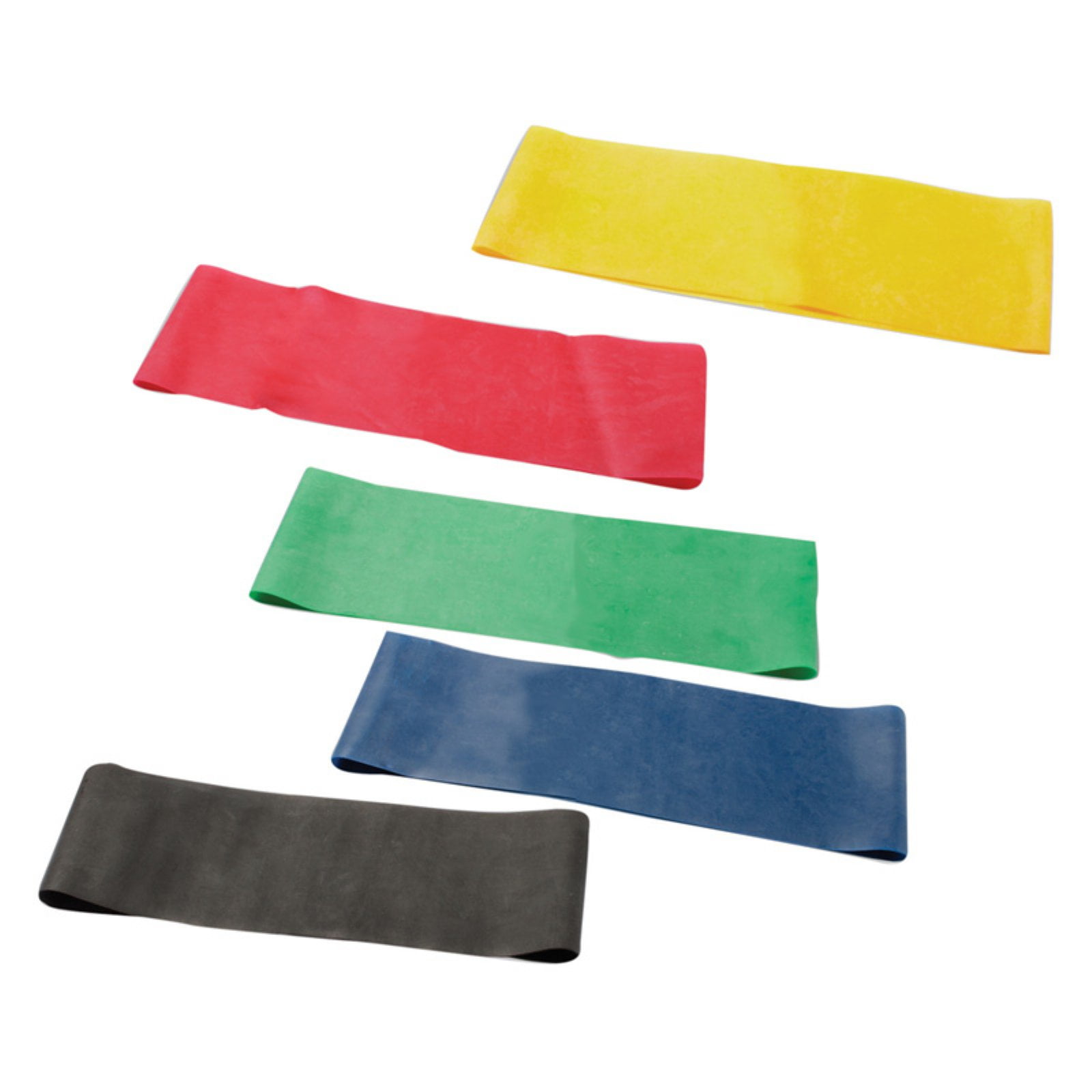 CanDo band loop, 10", 5 pc set (1 ea: yellow through black) - Walmart.com