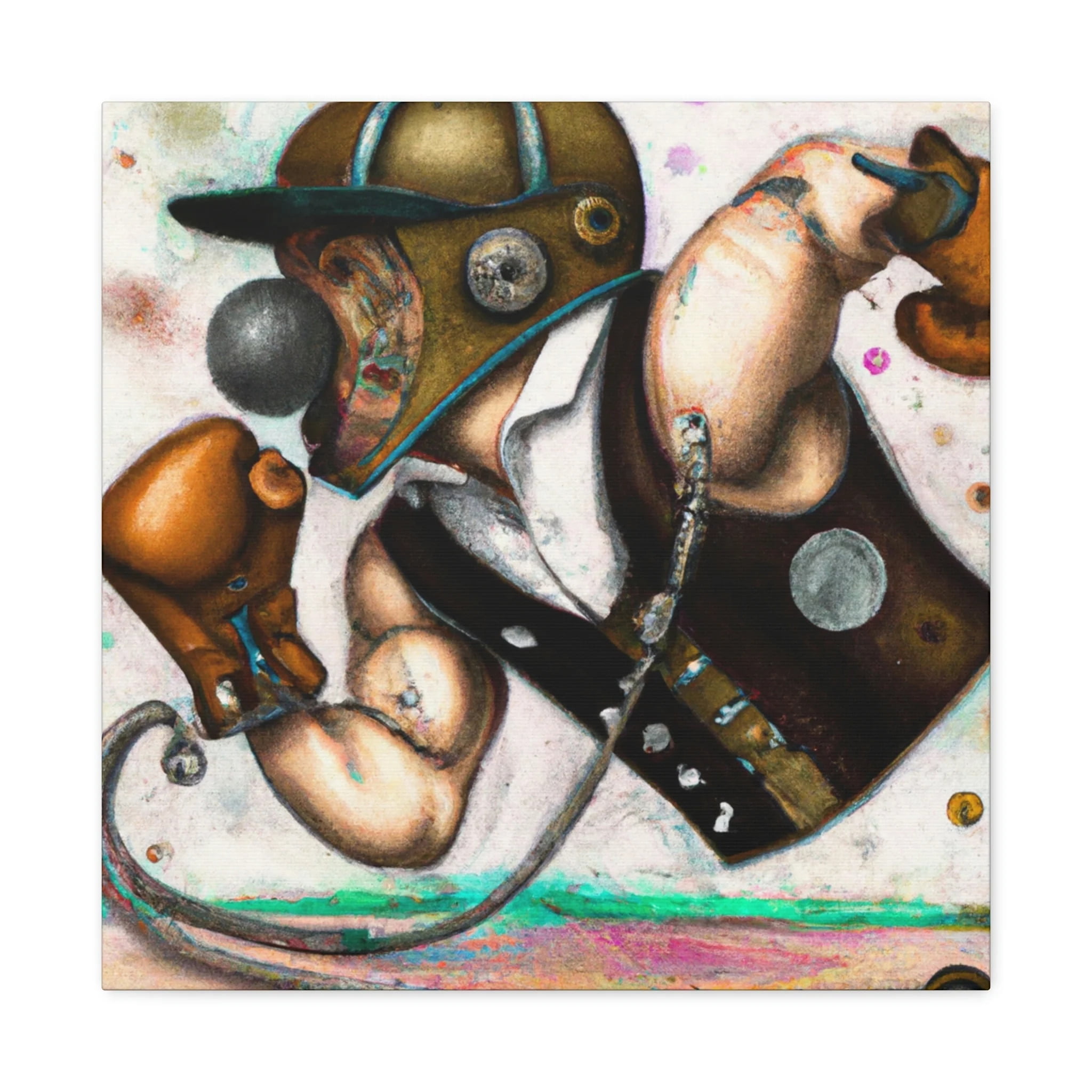 Boxers in Brass Gears - Canvas - Walmart.com