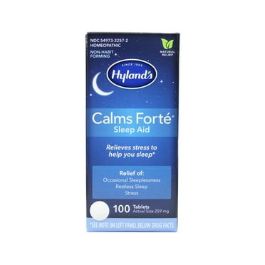Hyland's Naturals Calms Forte' Sleep Aid Tablets, Natural Relief of ...