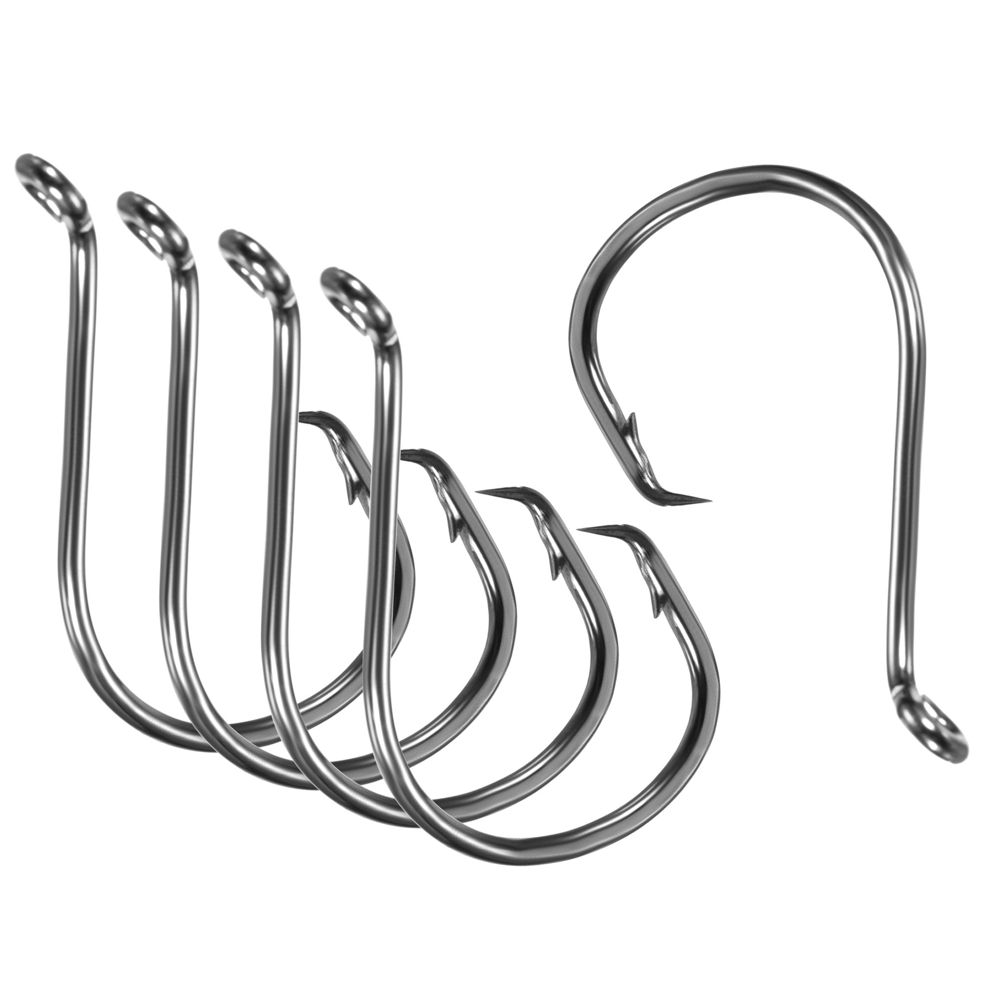 Click here for Unique Bargains 5/0# Carbon Steel Offset Hook Fish... prices