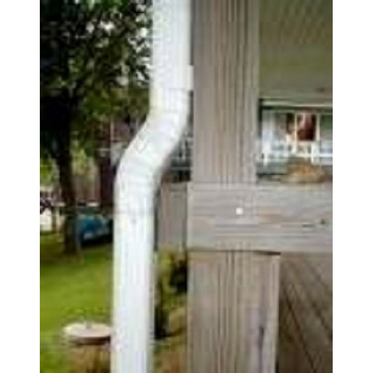 Downspout Gutter Elbows Dark Brown Aluminum Downspout Elbow 2x3 90 ...