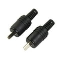 2 Pin Din Hi-Fi Speaker Plug Cable Audio Connector - Screw Connections ...