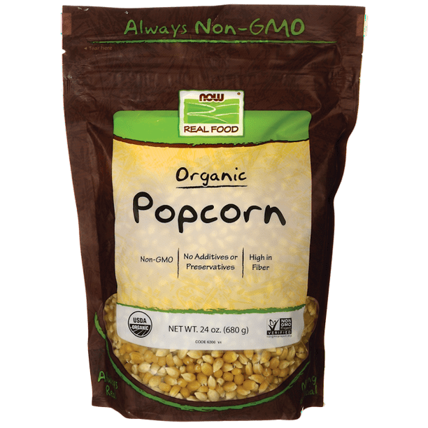 NOW Foods Organic Popcorn 24 oz Pkg - Walmart.com - Walmart.com