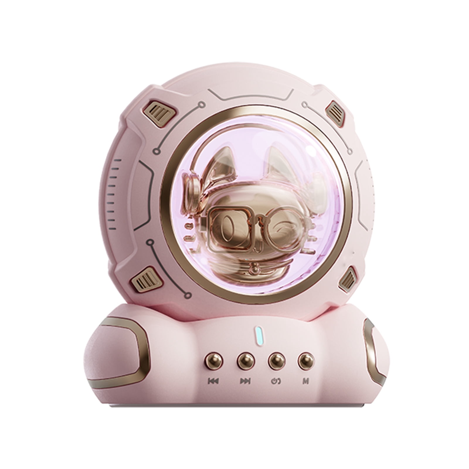 Altavoz Bluetooth con dibujos animados de gato espacial rosa | Walmart ...