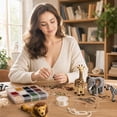 3D Beadwork Animal Craft Kit, Comprehensive Handmade Accessories ...