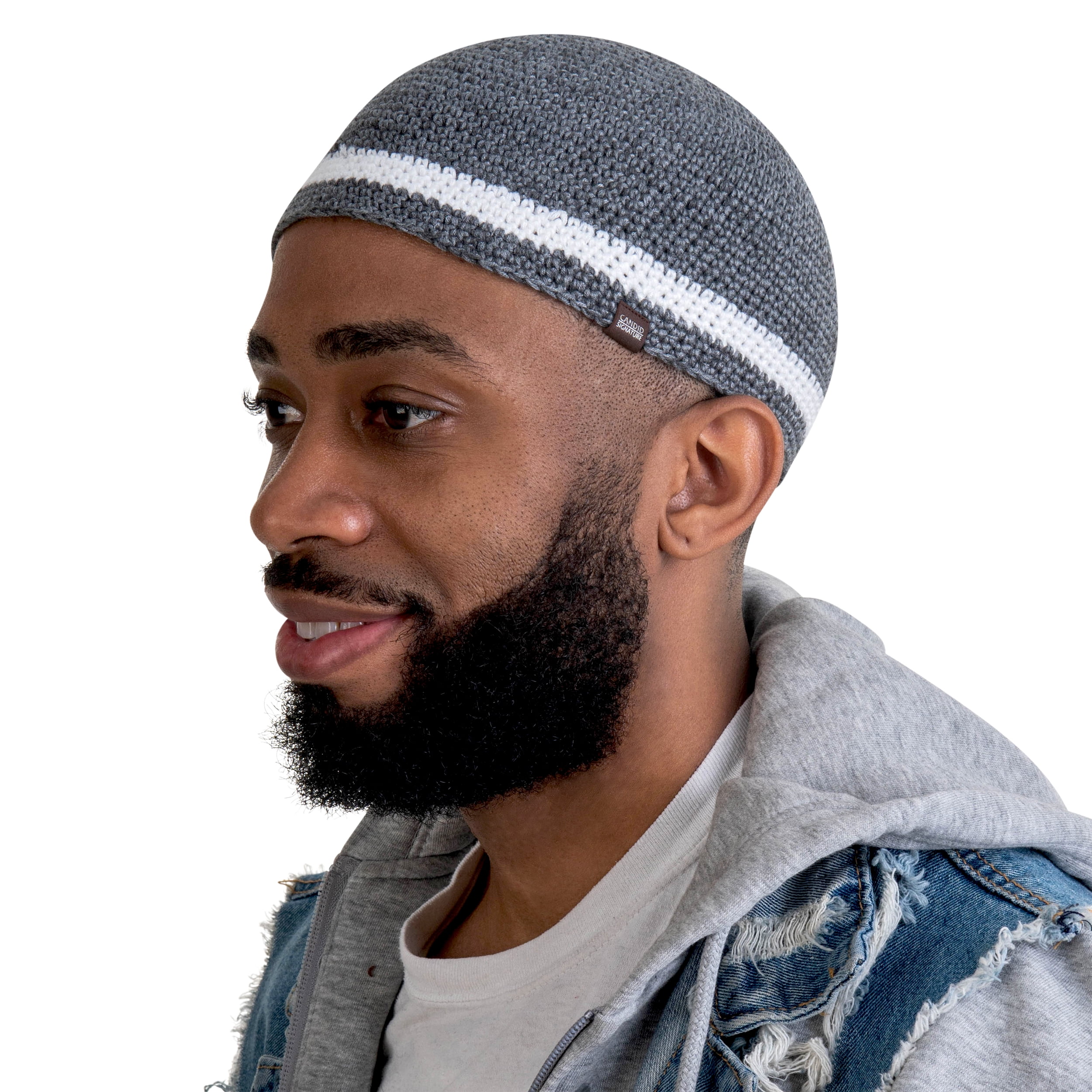 Skull Caps for Men Handmade Knit Cap with Breathable & Cooling Bamboo ...