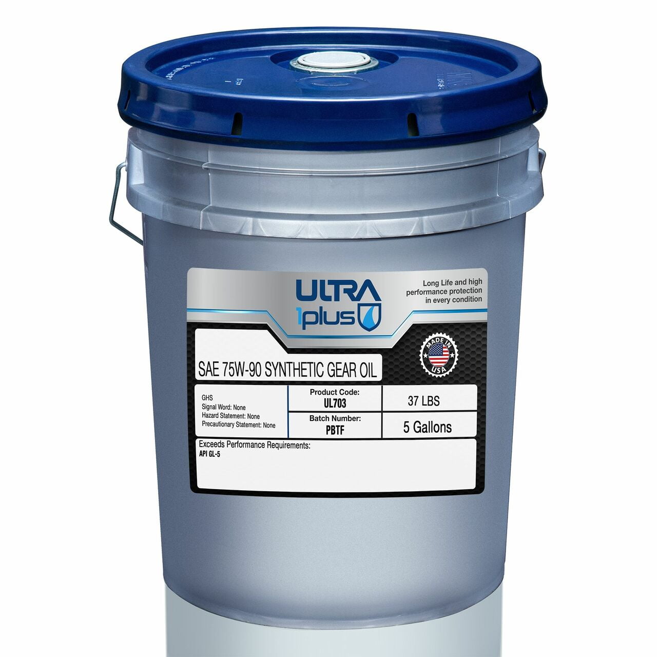 Ultra1Plus SAE 75W-90 Synthetic Gear Oil, API GL-5, 5 Gallon Pail - Walmart.com - Walmart.com
