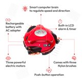 Grillbot Automatic Grill Cleaning Robot with 3 Powerful Nylon Grill ...