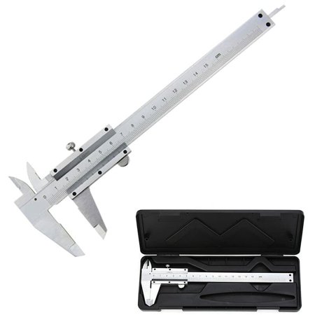 Vernier Caliper , 150mm / 0.02mm Stainless Steel Analog Vernier Caliper ...