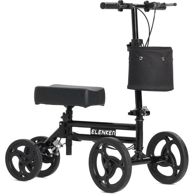 Elenker Steerable Knee Walker Deluxe Medical Scooter for Foot Injuries ...