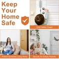 2 Pack Door Lock,Childproof Door Reinforcement Lock,with 3" Stop ...