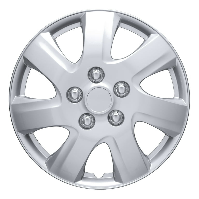 BDK 4 Pack Premium 16 Wheel Rim Cover Hubcaps OEM Style for Toyota Camry Style Replacement Snap On Car Truck SUV Hub Cap 16 Inch Set Walmart