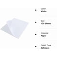 General 50 Full Sheet Self Adhesive Sticker Paper 8.5 x 11 Inches ...