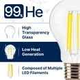 100W Equivt A19 LED Light Bulbs, Efficient 12W, 1600Lume, 5000K ...